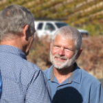 Bruce Gibson talking to a constituent - Bruce Gibson